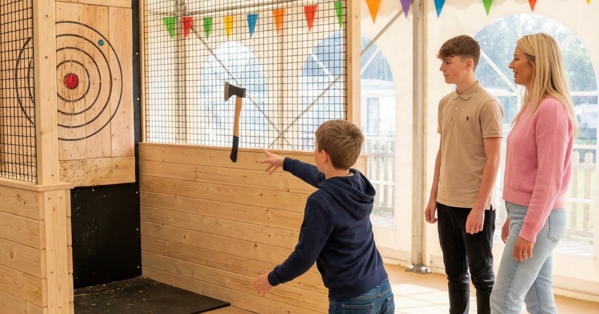 Axe Throwing Skirlington Coast - Unity Holidays